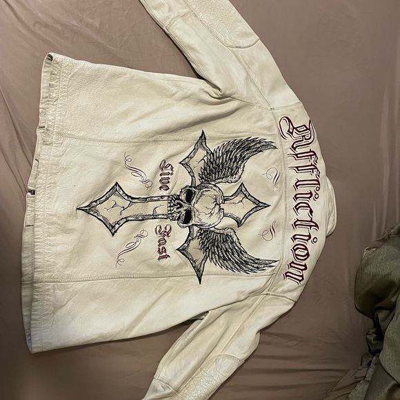 Affliction | Jackets & Coats | Vintage Affliction Limited Edition White ...